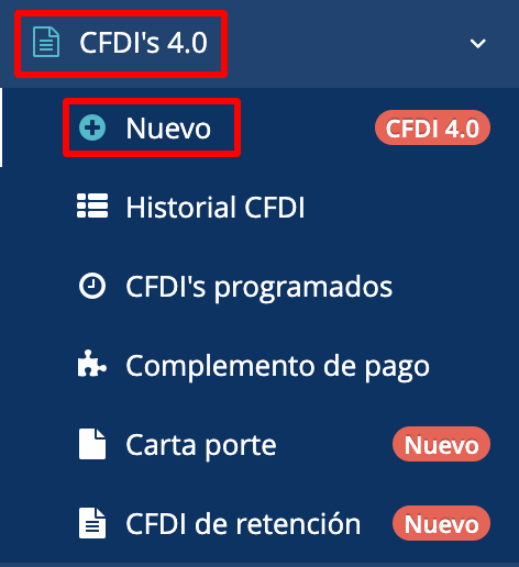 Crea tu primer factura en tu plataforma de facturación electrónica ...